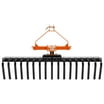 Luku 5FT Tractor Landscape Rake, 360 Degree Rotation Tow-Behind ...