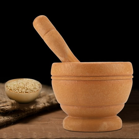 Mortar Pestle Set, Manual Plastic Garlic Grinder Spices Herbs Mortar ...