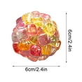 Cagogo 2Pcs Stress ReliefToys, Soft Rubber Pinch Beads Fidget ...