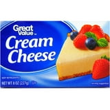 Great Value Cream Cheese Brick, 8 oz (Refrigerated) - Walmart.com