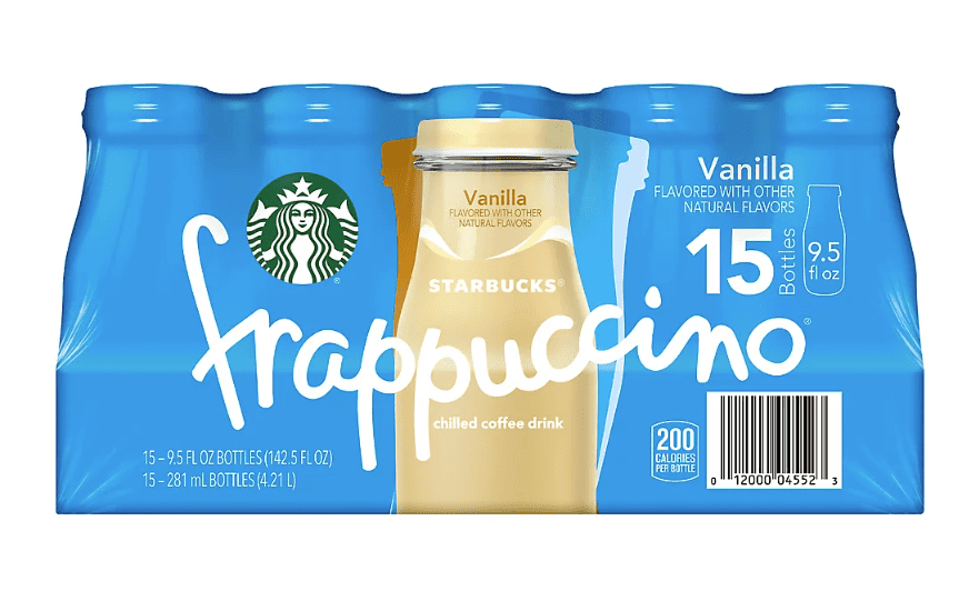 Starbucks Vanilla Frappuccino, 15 ct./9.5 oz. - Walmart.com