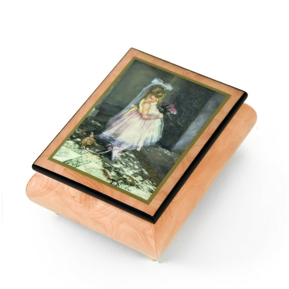 Handcrafted Ercolano Music Box Featuring "Little Darling" by Sandra ...