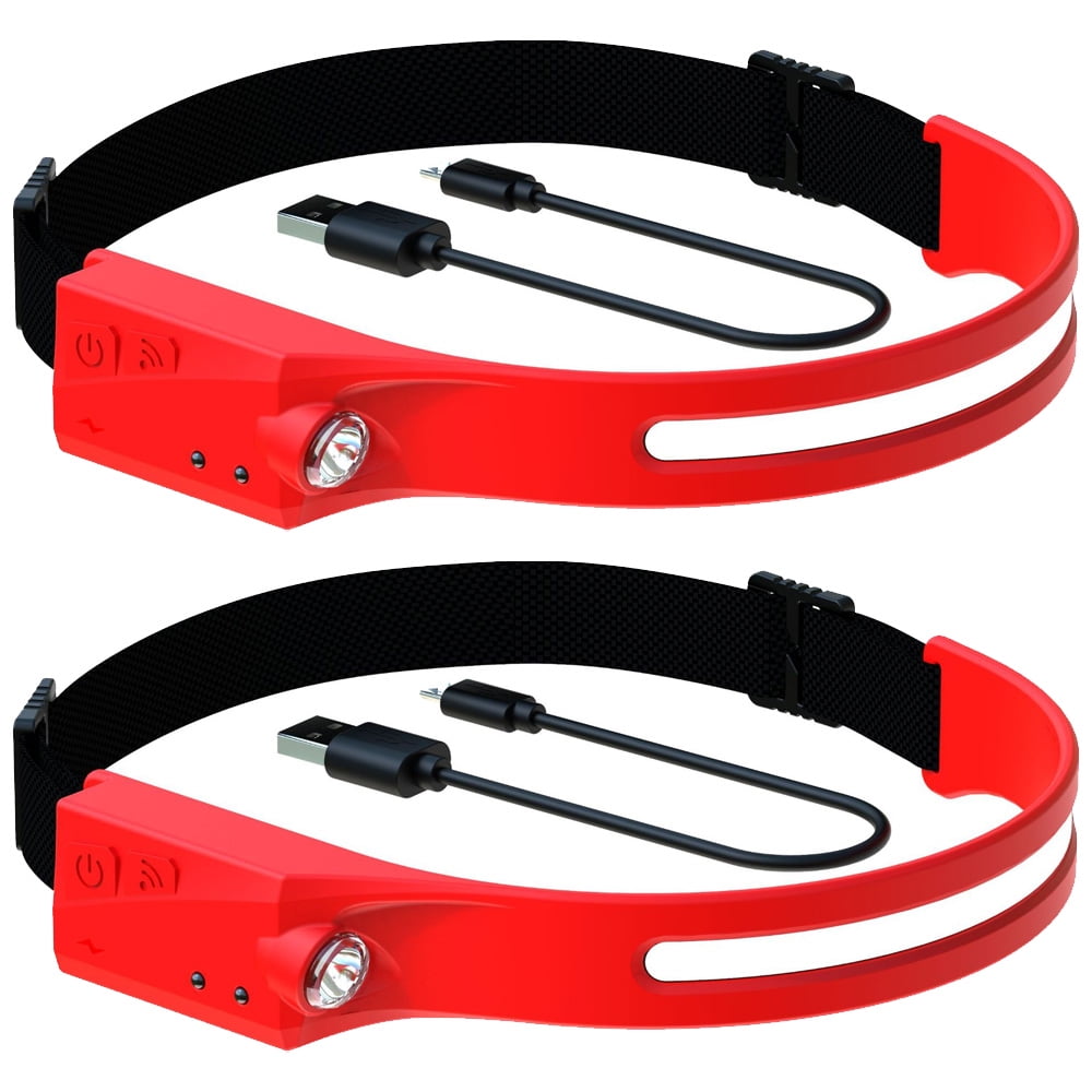 Stylish Headlamp Rechargeable LED Headlamp 230°Bright Beam Headlamp for ...
