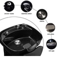 Ainfox Shampoo Barber Backwash Chair, ABS Plastic Shampoo Bowl Sink ...