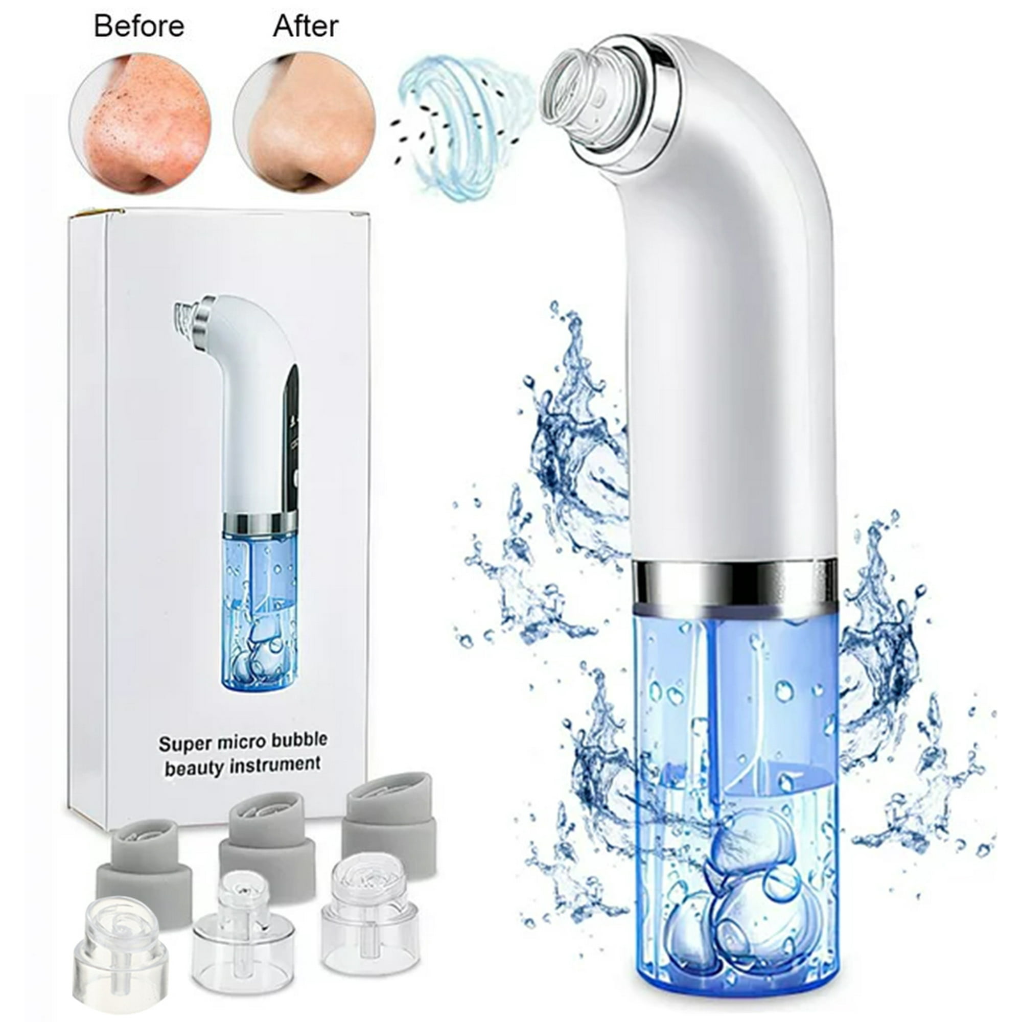 Afd Home Blackhead Remover Vacuum Extractor  Electric Water Circulation Pore Cleaner Pimple Extractor With 3 Adjustable Suction Power Mode And 5 Probe