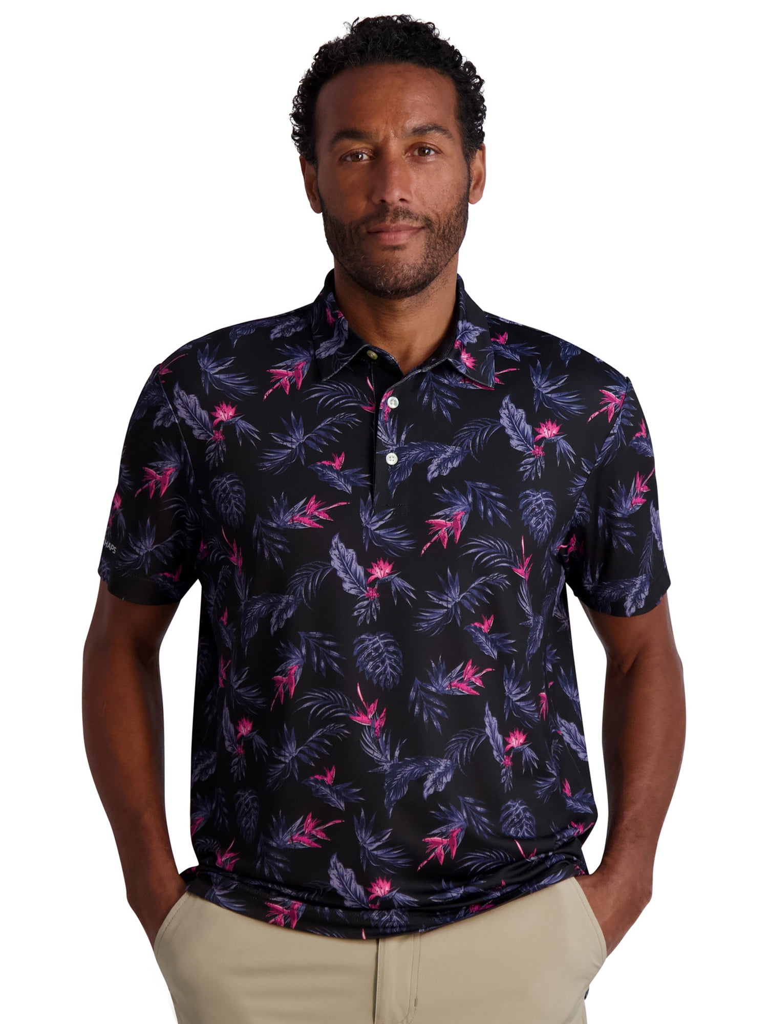 Chaps Men's Printed Golf Polo - Sizes S up to 3XL - Walmart.com