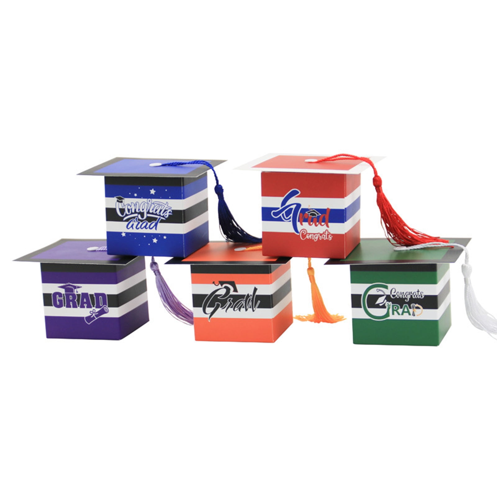 Buy leaveforme Graduation Decorations, 10 Pcs Graduation Candy Box DIY ...