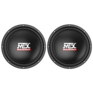 MTX 12-Inch 1200-Watt Car Audio Dual Loaded Subwoofer Box Enclosure - Walmart.com