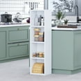 Zenira 4 Shelf Bookshelf Bookcase, Open Cubby 4 Cube Storage Shelf ...