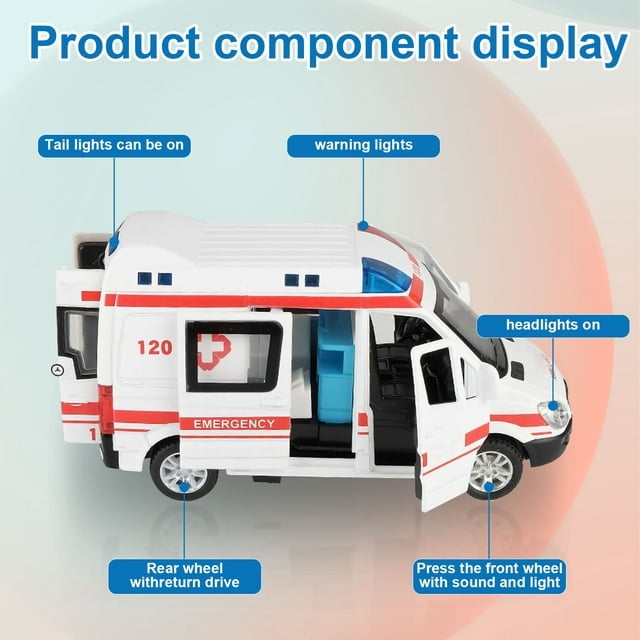 Ambulance Lights Close Up