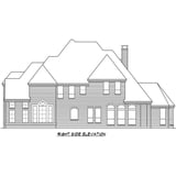015-1301: Luxury Narrow lot 3 Bed, 4 Bath Luxury Home Plan, 3851 Sq Ft ...