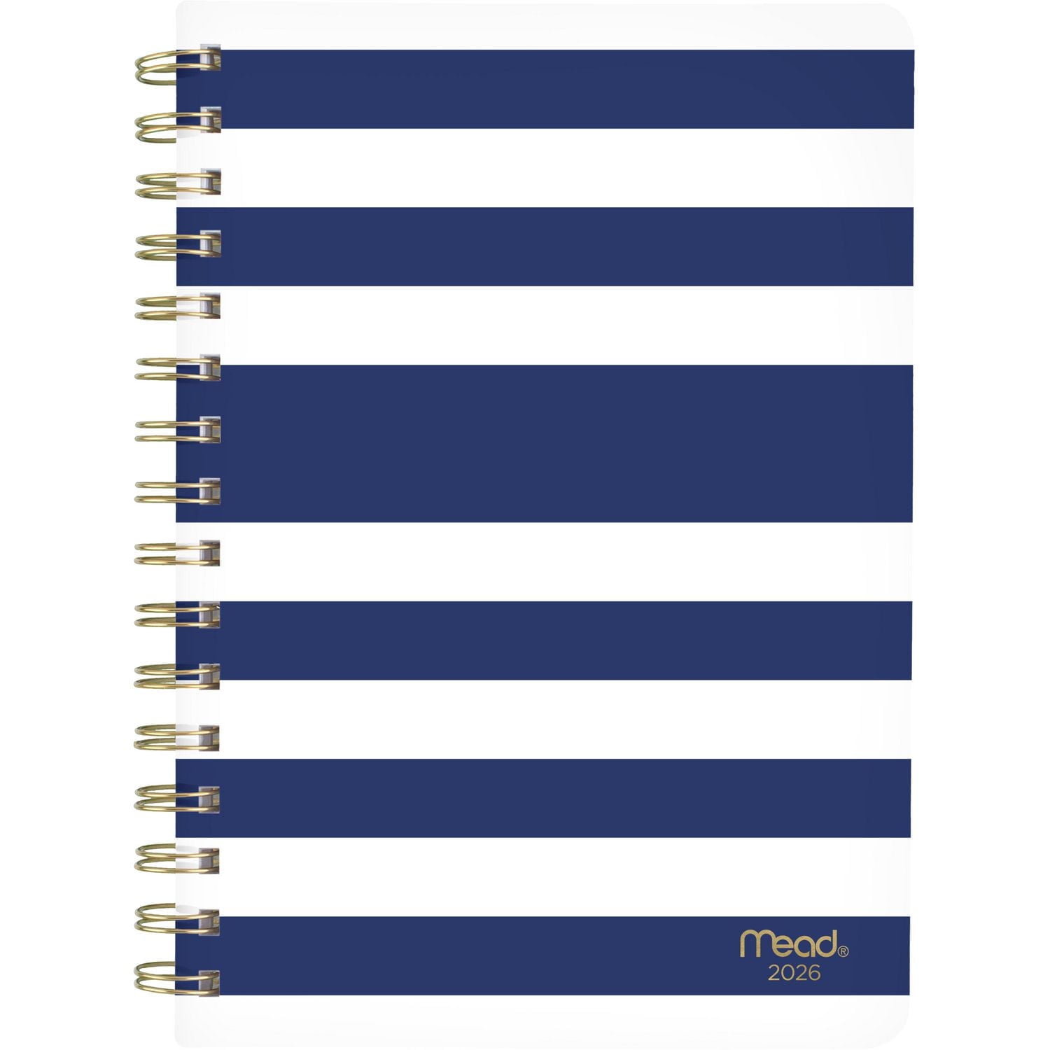 Click here for 2026 Mead Blue Stripe Small Weekly Planner 5-1/2 X... prices