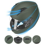 GLX GX11 Compact Motorcycle Helmet - Camo, Small - Full Face w/ Tinted ...