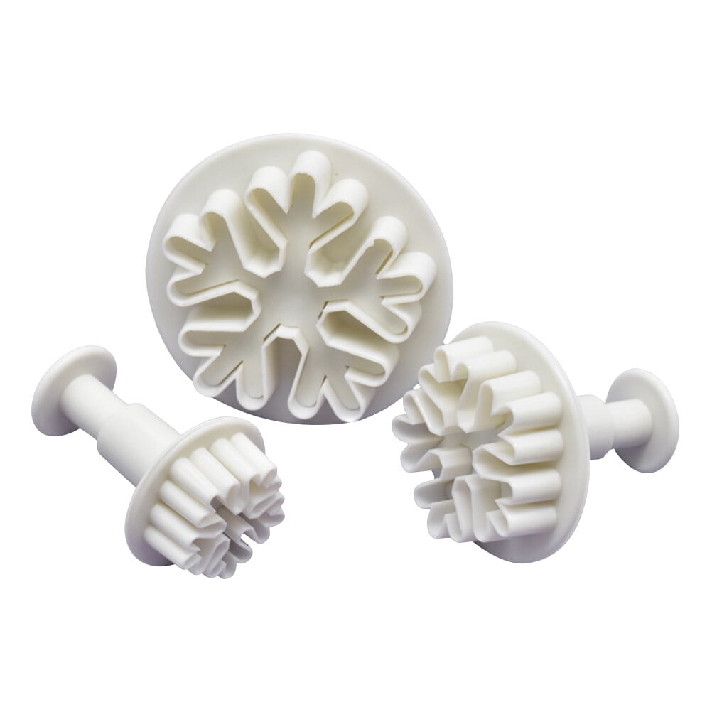 Click here for Shisuyan 3pcs Fondant Molds Cookie Cutters Snowfla... prices