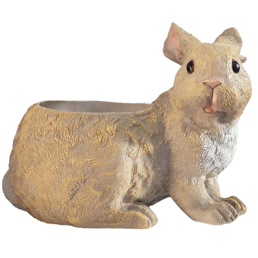 Succulents Planter Pot Rabbit Shaped Flowerpot for Succulents Resin ...