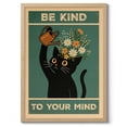 Affixzi Be Kind to Your Mind Print Bathroom Typography Poster, Funny ...