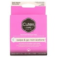 Cutex Swipe and Go Non-Acetone Nail Polish Removal Pads, Natural ...