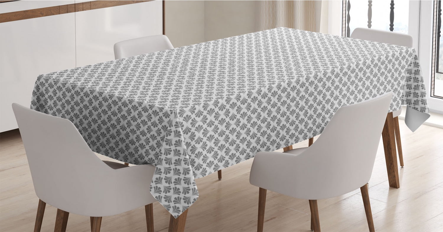 Abstract Tablecloth, Simple and Traditional Layout of Flower-Like ...