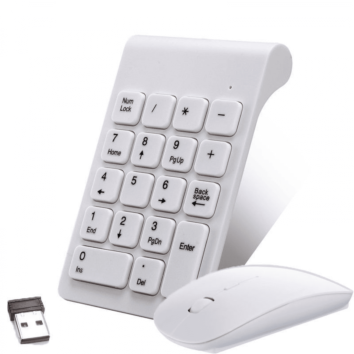 Wireless Numeric Keypad, Mini 2.4G 18 Keys Number Pad, Portable Silent ... Wireless Numeric Keypad, Mini 2.4G 18 Keys Number Pad, Portable Silent ...