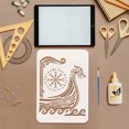 1pc PET Hollow Out Drawing Painting Stencils for DIY Scrapbook Photo ...
