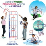 TOWER TUBES Stem Fort Building Kit - 510 Pieces for Kids 7+, Indoor and ...