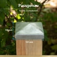 Viirkuja Outdoor Yard Deck Base Post Caps 4x4 inches - 10pcs Metal ...