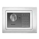 Honeywell Safes, 0.15 Cu ft, White Compact Steel Digital Lock Security ...