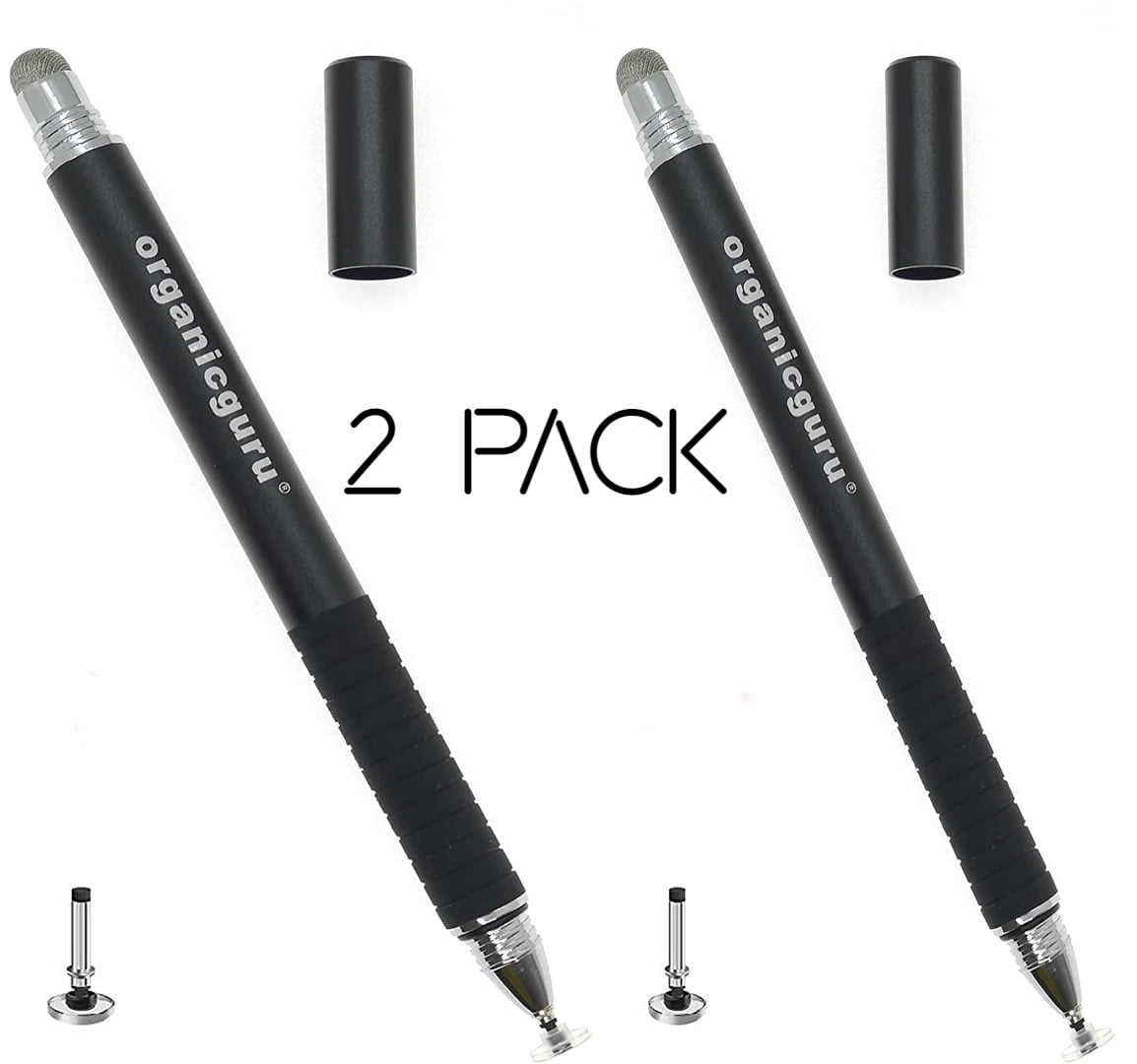 2 in 1 Capacitive Fiber Disc Stylus Pen, 2 Pack for iPad , iPhone ...