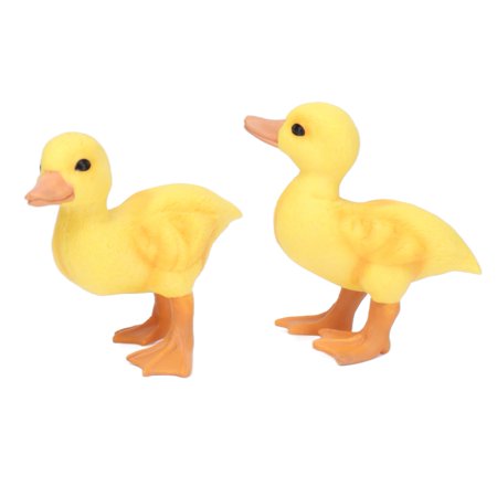 YLSHRF Mini Yellow Duck,Duck Model,1 Pair Simulation Mini Yellow Duck ...