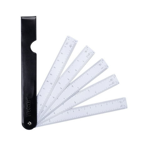 wolftale Foldable Multi Ratio Fan Shaped Scale Ruler Drawing Sketching ...