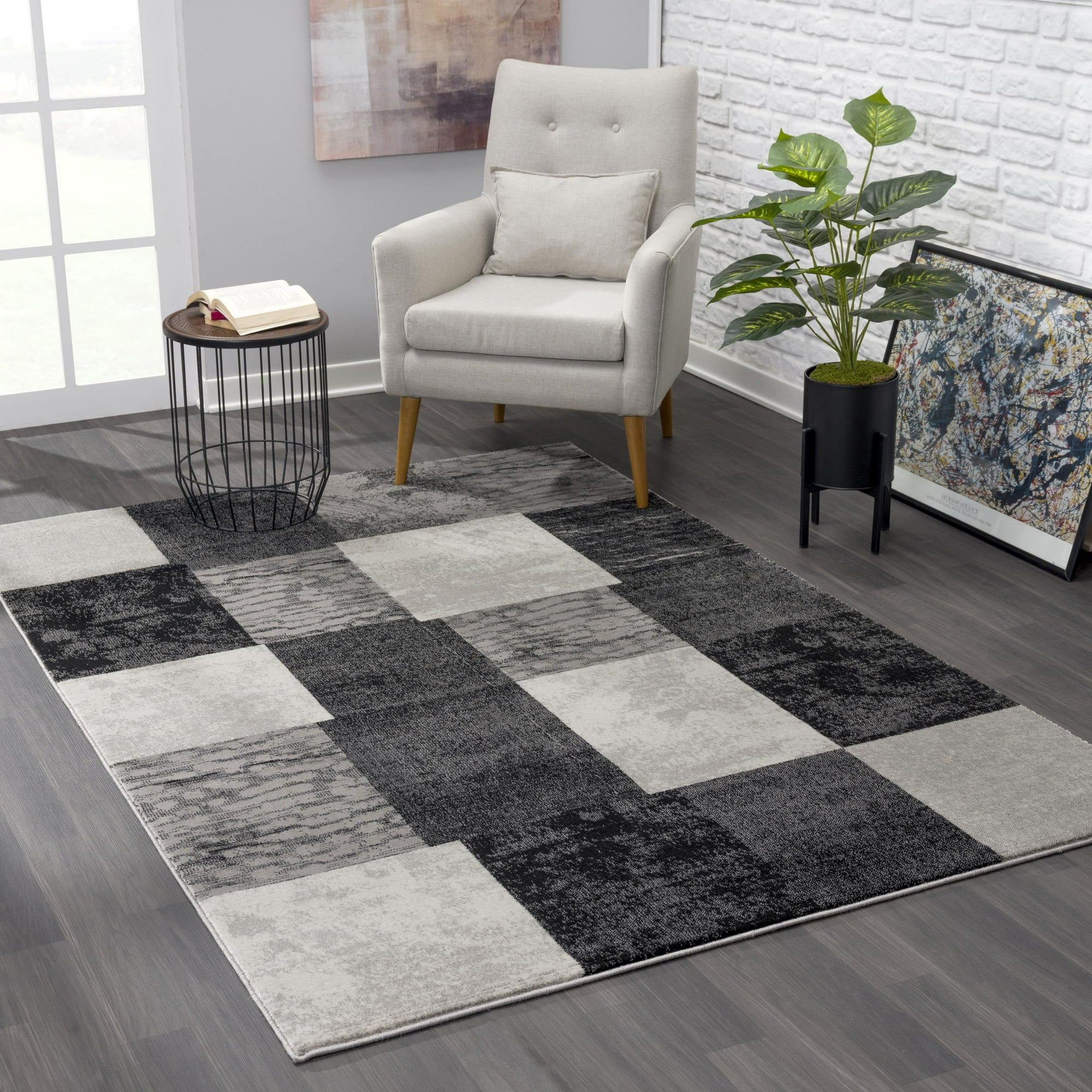 Click here for Rug Branch Montage Collection Modern Geometric Run... prices