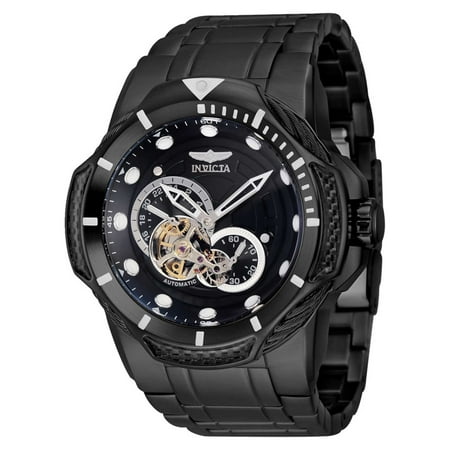 Invicta 39929 Men's Bolt Open Heart Black Dial Automatic Watch ...