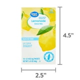 Great Value Sugar-Free Lemonade Drink Mix, 0.14 oz, 10 Count - Walmart.com