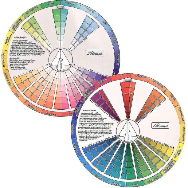 Color Circle Disc Color Wheel, Paint Mixing Learning Guide Art Class ...