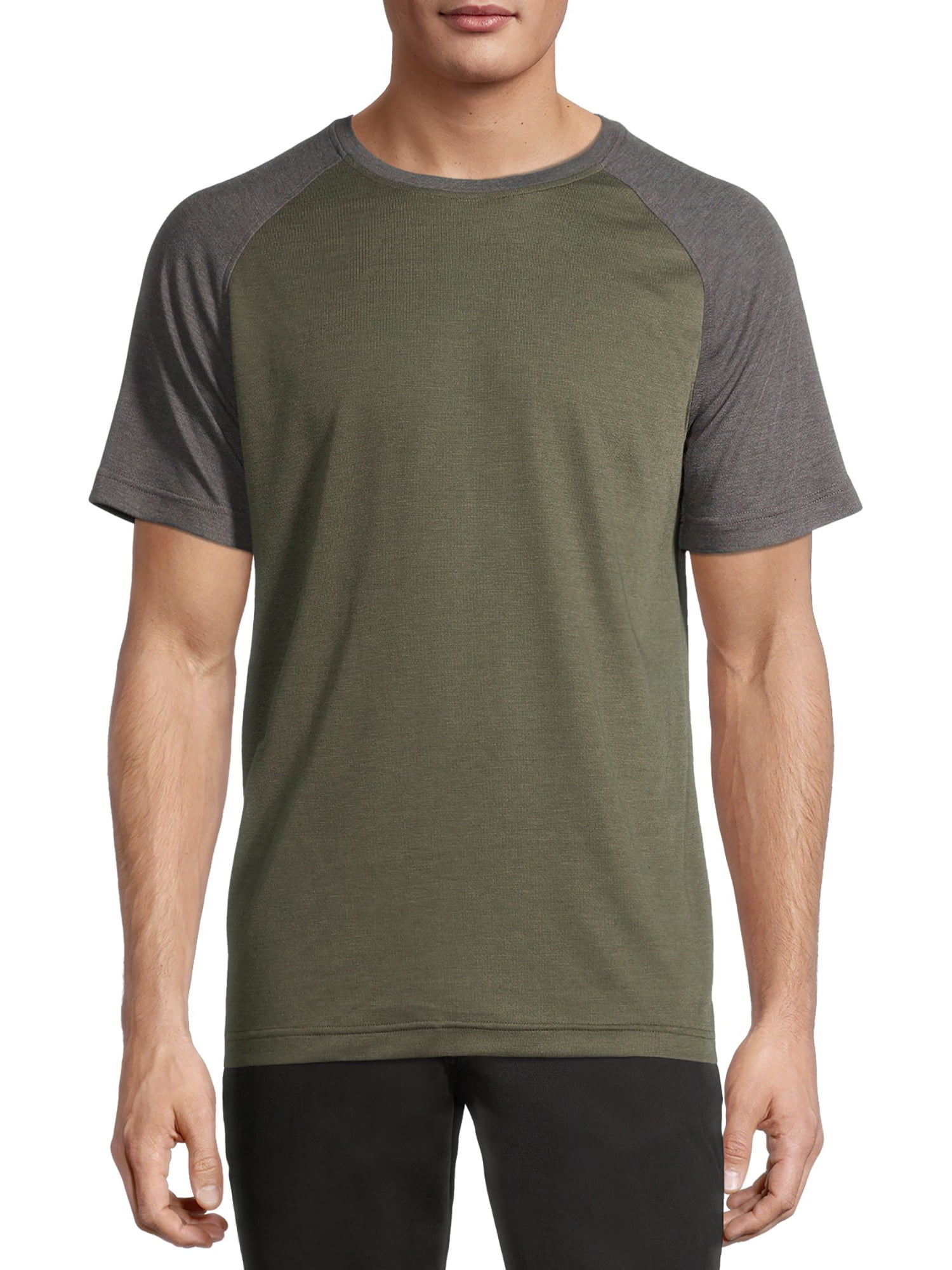 George Men's Short Sleeve Raglan T-Shirt - Walmart.com