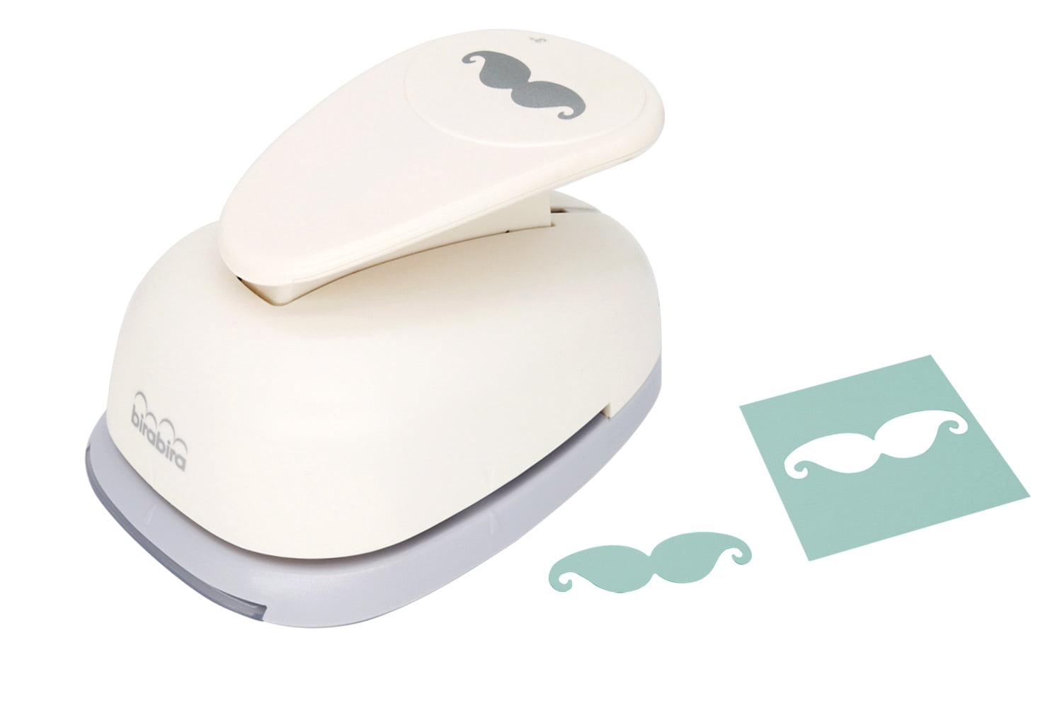 Bira Craft 3 inch Mustache Lever Action Craft Punch, Boss's Day Punch ...