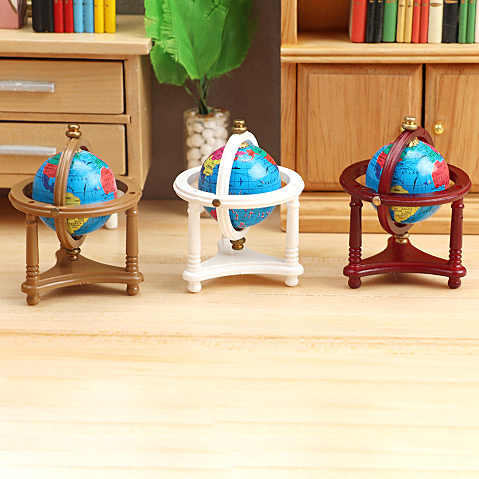 Realistic Miniature World Globe with Plastic Stand - DIY Gifts ...