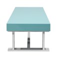 Luster Contemporary Coffee Table in Light Blue by LumiSource - Walmart.com