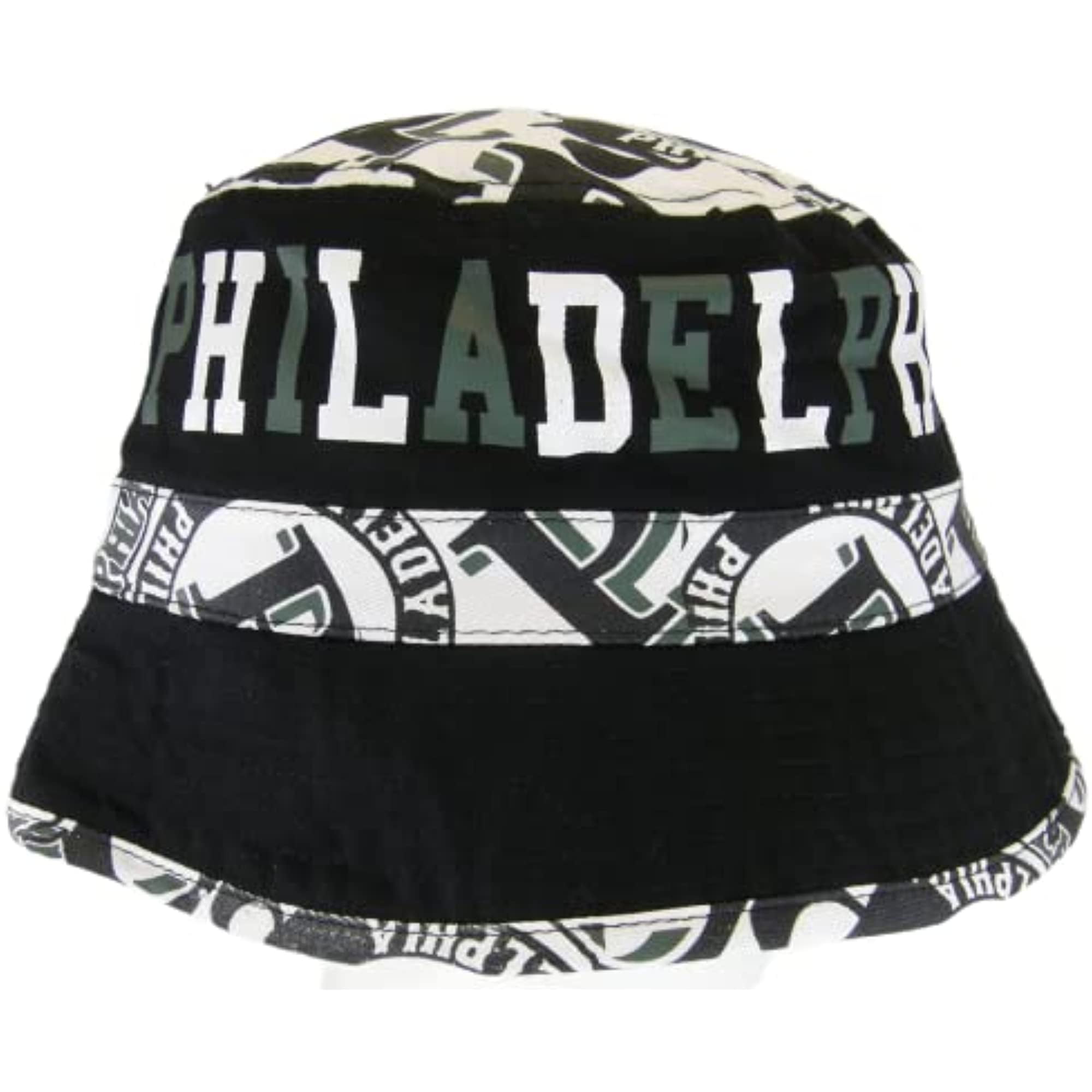 Philadelphia Custom Print City Name Bucket Hat (Black) - Walmart.com