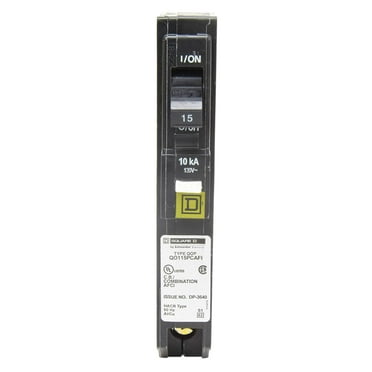 Ge Single-Pole Dual Function Plug-In Afci/Gfci Circuit Breaker, 120 Vac ...