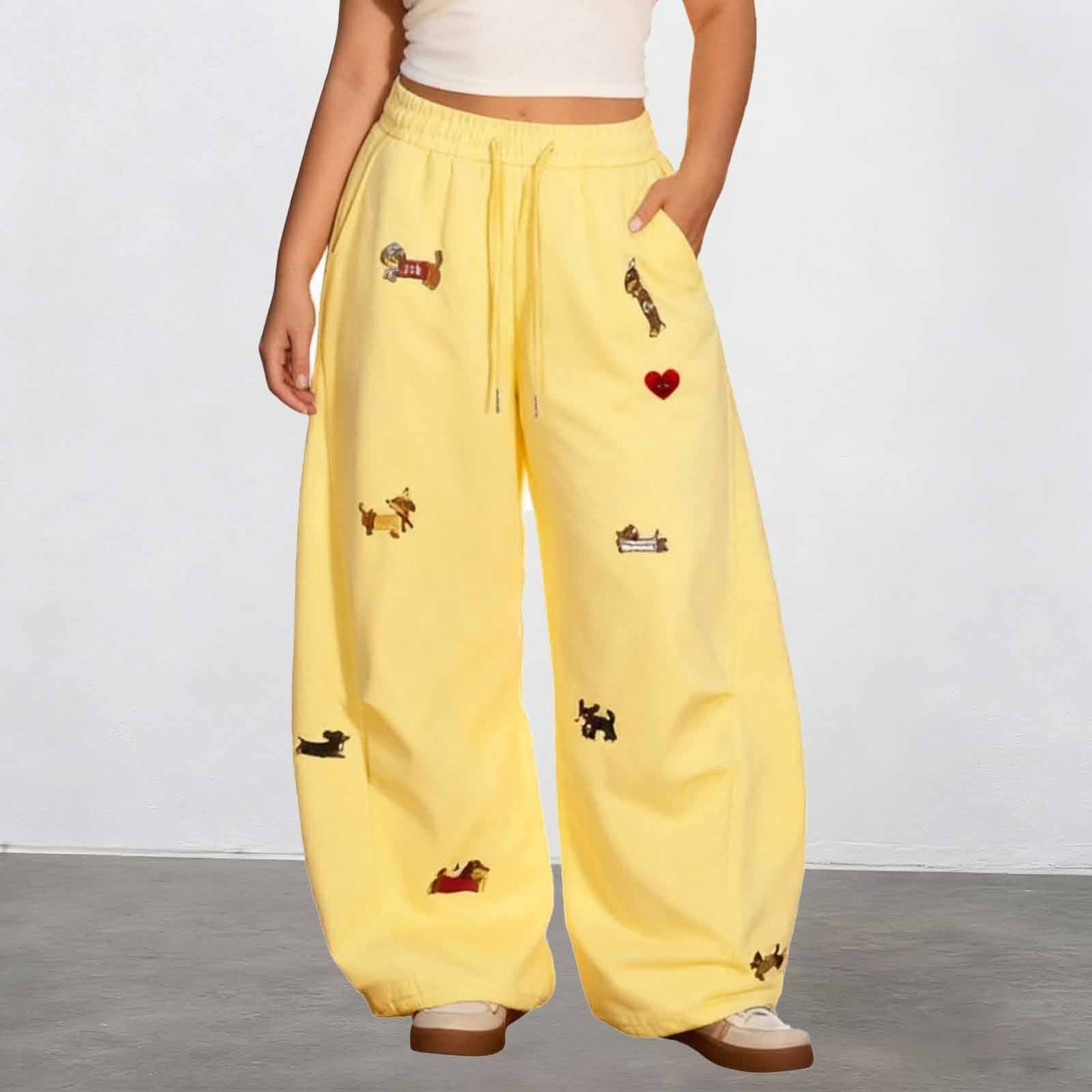 Click here for Feolixe Mens Womens Baggy Jogging Bottoms Graphic... prices