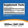 Nutricost Pantothenic Acid (Vitamin B5) Supplement 500mg, 240 Capsules ...