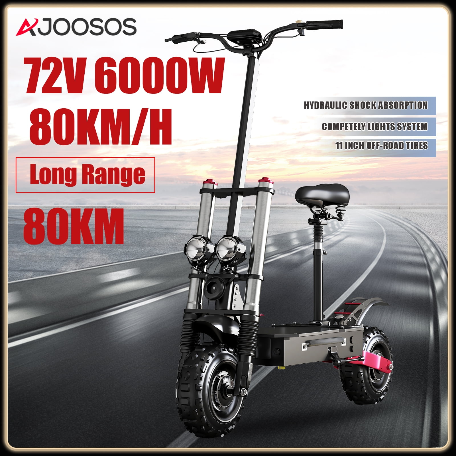 Click here for Ajoosos X60 Electric Scooter For Adults  80 Km/H T... prices
