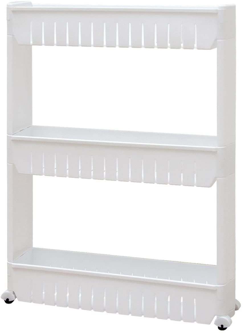 Sliding trolley, niche trolley, kitchen trolley, white - Walmart.com
