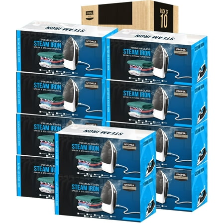 Utopia Home Steam Iron for clothes With Non-Stick Soleplate - 1200W ...