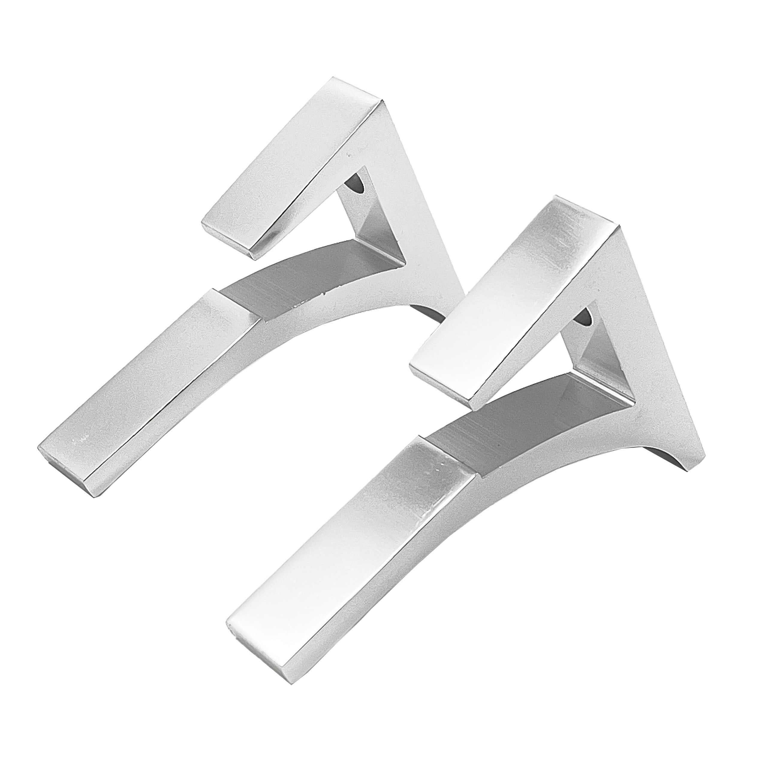 CRL SC5CH Chrome Aluminum Shelf Bracket For 3 8 To 1 2 Glass Pack crl-sc5ch-chrome-aluminum-shelf-bracket-for-3-8-to-1-2-glass-pack