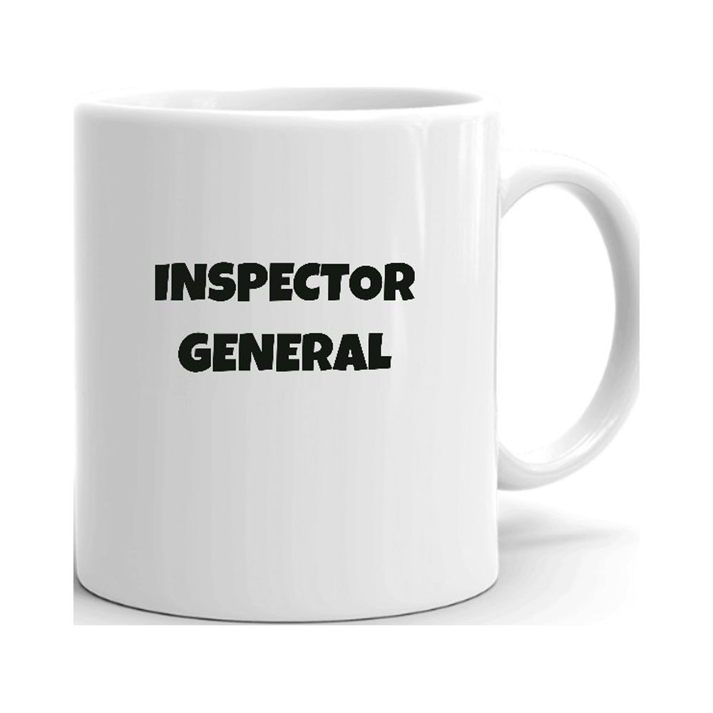 Inspector General Fun Style Ceramic Dishwasher And Microwave Safe Mug ...
