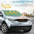 Car Sunshade 52.4×28.7in Light And Portable Uv Insulation For The Vast ...