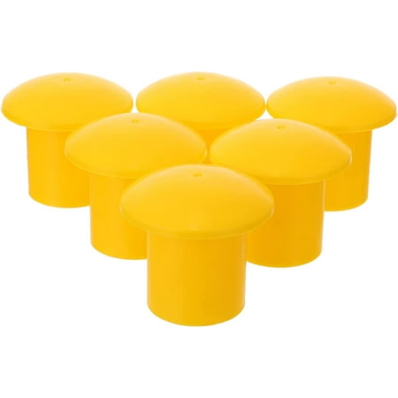 TEHAUX 30pcs Rebar Safety Caps Plastic Rebar Mushroom Cover Rebar ...