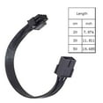 8Pin Female to 8Pin 4+4Pin Male Cable for CPU Power Adapter Cord Heat ...